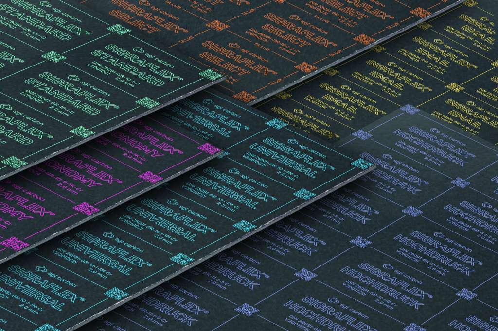 SIGRAFLEX® Sealing Sheets for flange graphite gaskets | Carrara