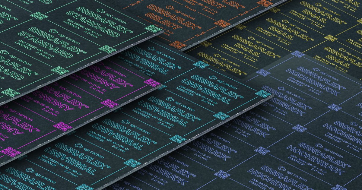 Plaques en graphite expansé SIGRAFLEX® | Carrara