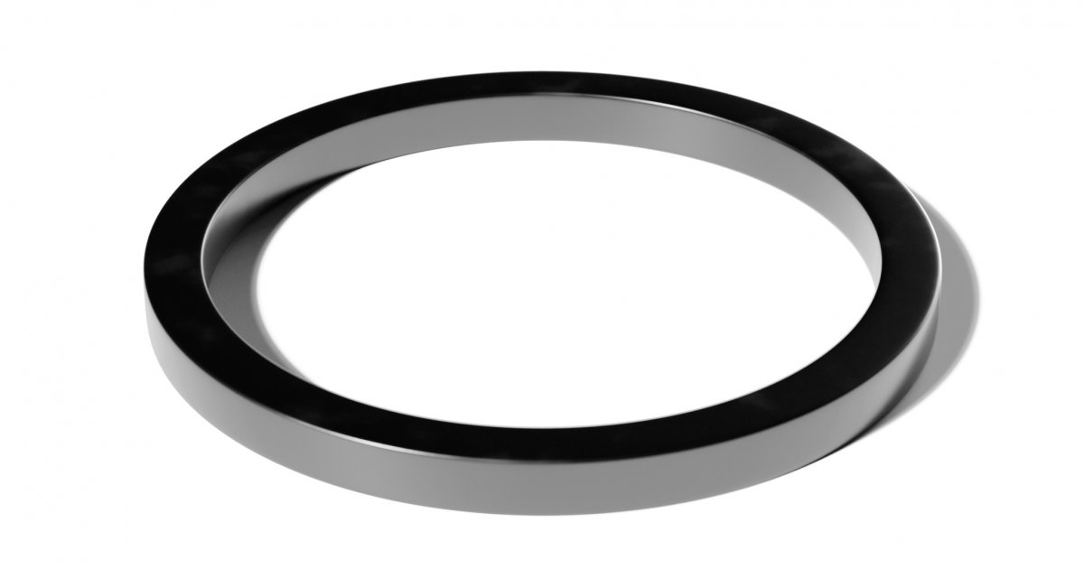 Graphite ring PLANIGRAPH V48ZN OXYGEN BAM approved | Carrara