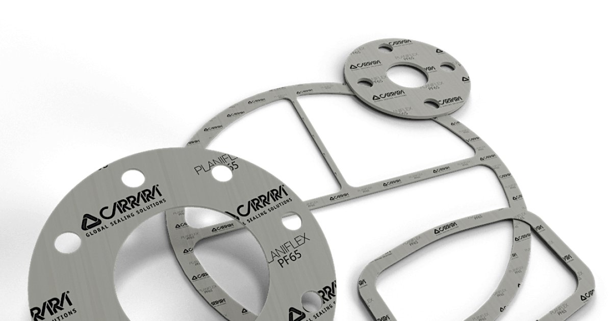 Compressed fiber gaskets Planiflex™ PF65 | Carrara